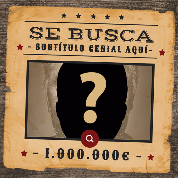 Tarjeta interactiva se busca | Plantillas de Genially